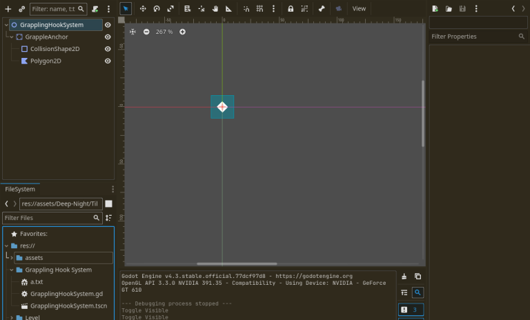 Make Grappling Hook in Godot | gameidea