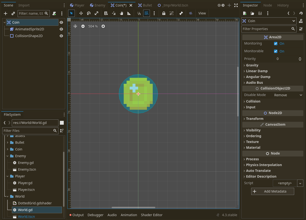 Making 2D Airplane Shooter Game in Godot Part 2 | gameidea