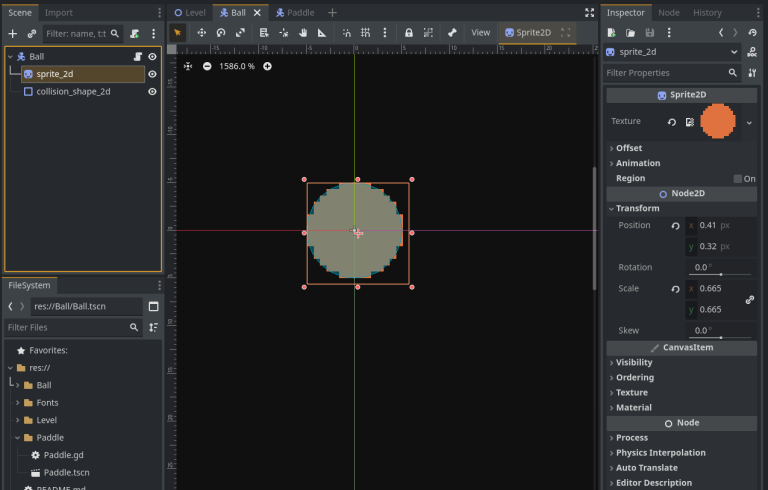 Make Pong Game in Godot | gameidea