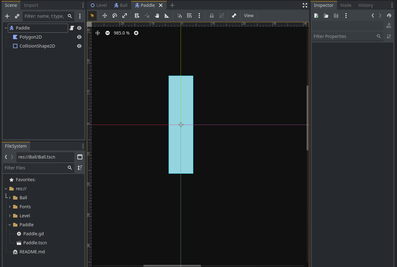 Make Pong Game in Godot | gameidea